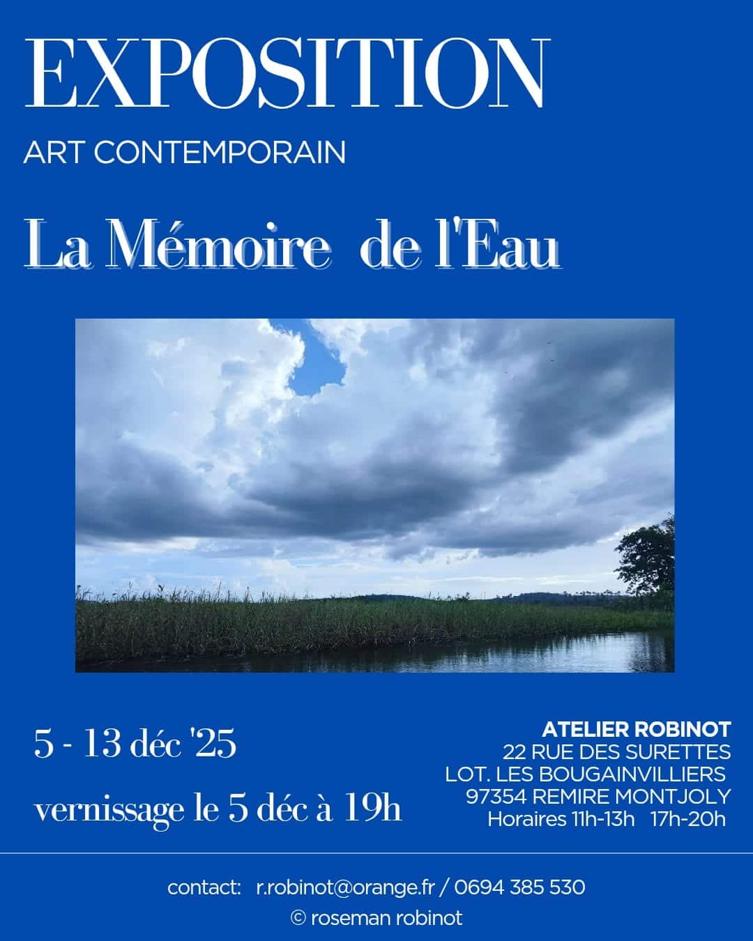 Roseman Robinot et La mémoire de l’eau : une exposition qui fait ...