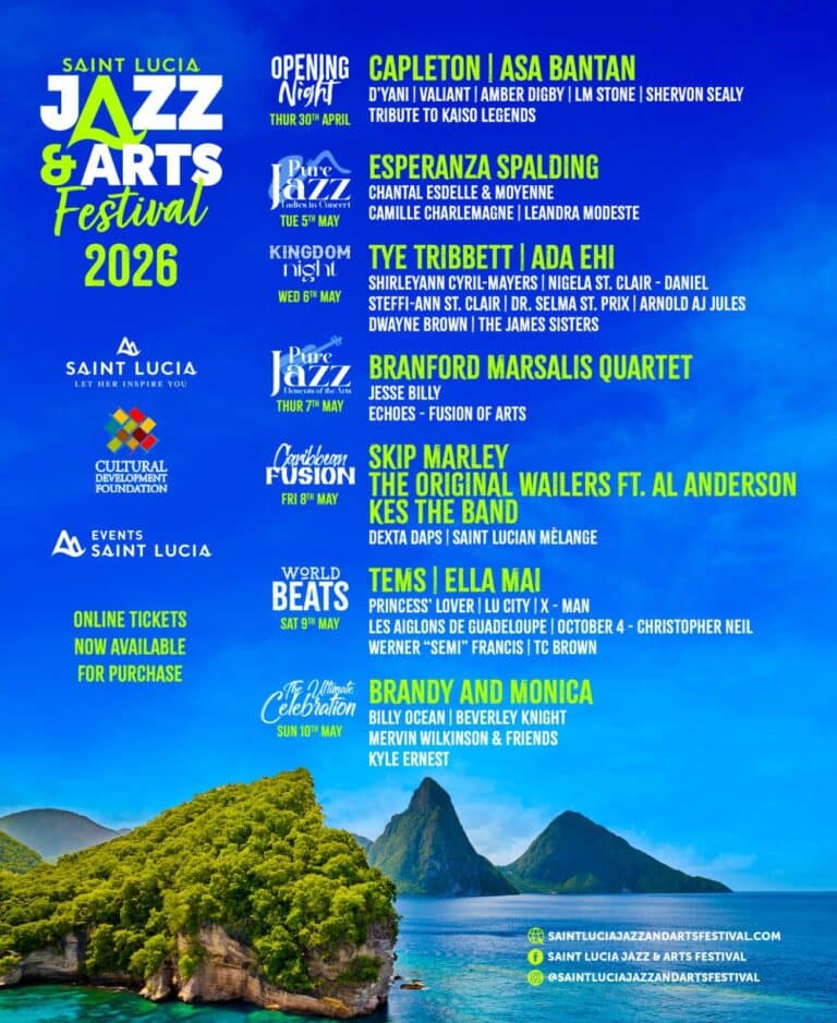 Saint Lucia Jazz & Arts Festival: 34 years old, and still wider than jazz